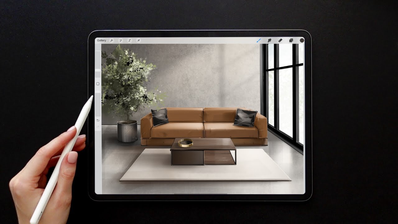 How I Use My iPad for Interior Renders - YouTube