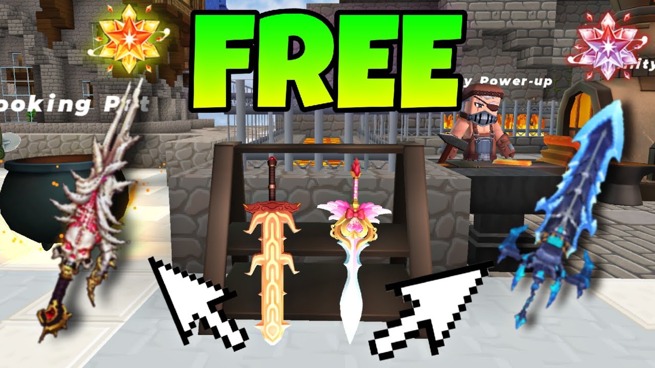 The STRONGEST Free To Play SWORD in SkyBlock Blockman go - YouTube