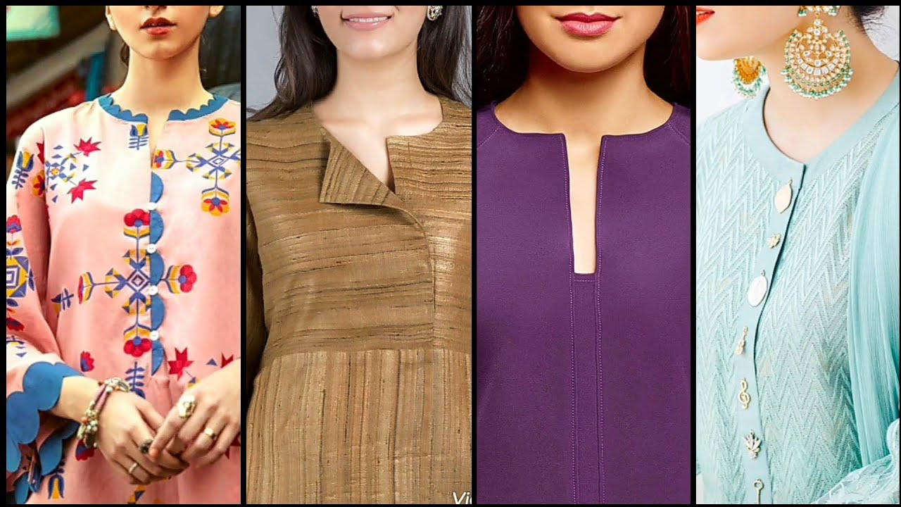 Top newest summer neck designs 2020 for kurtis/frocks/peplum shirts ...