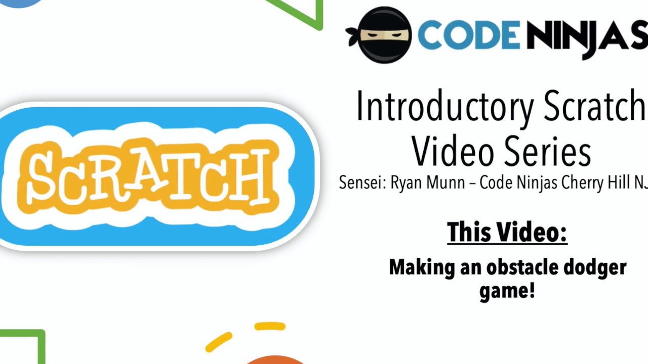 Scratch Video Series -- Making an Obstacle Dodger Game - YouTube