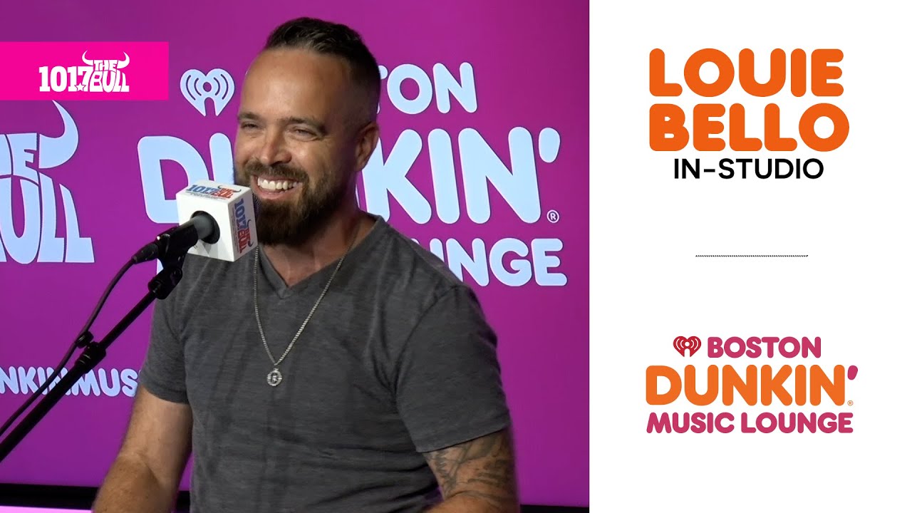 Louie Bello Performs in 101.7 The Bull's Boston Dunkin' Music Lounge ...
