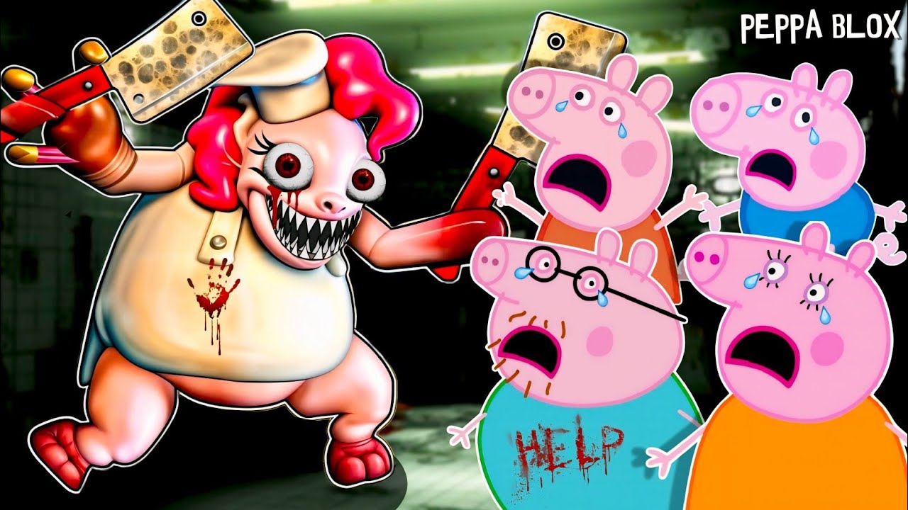 Peppa Pig ESCAPE ROBLOX RUN FROM THE PONY FACTORY OBBY in ROBLOX! - YouTube