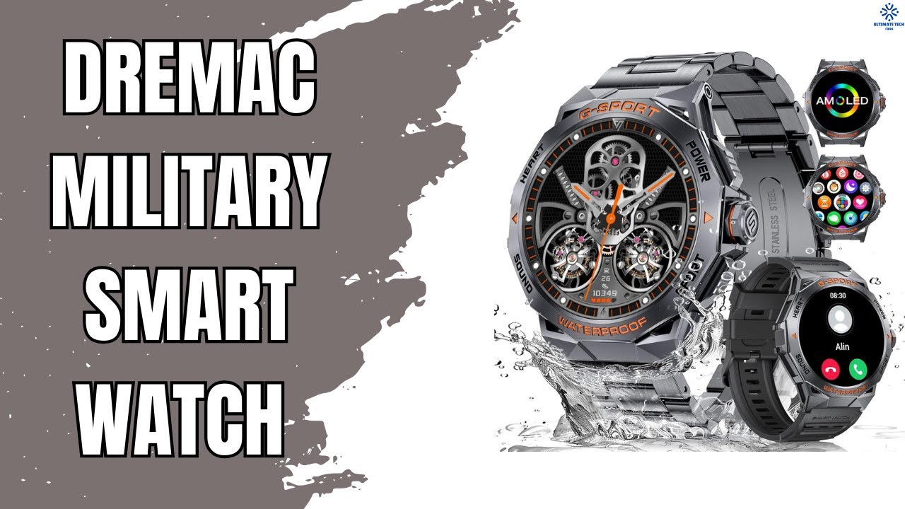 50-Day Battery, IP68 Waterproof, 1.43" AMOLED Display, 123 Sport Modes ...