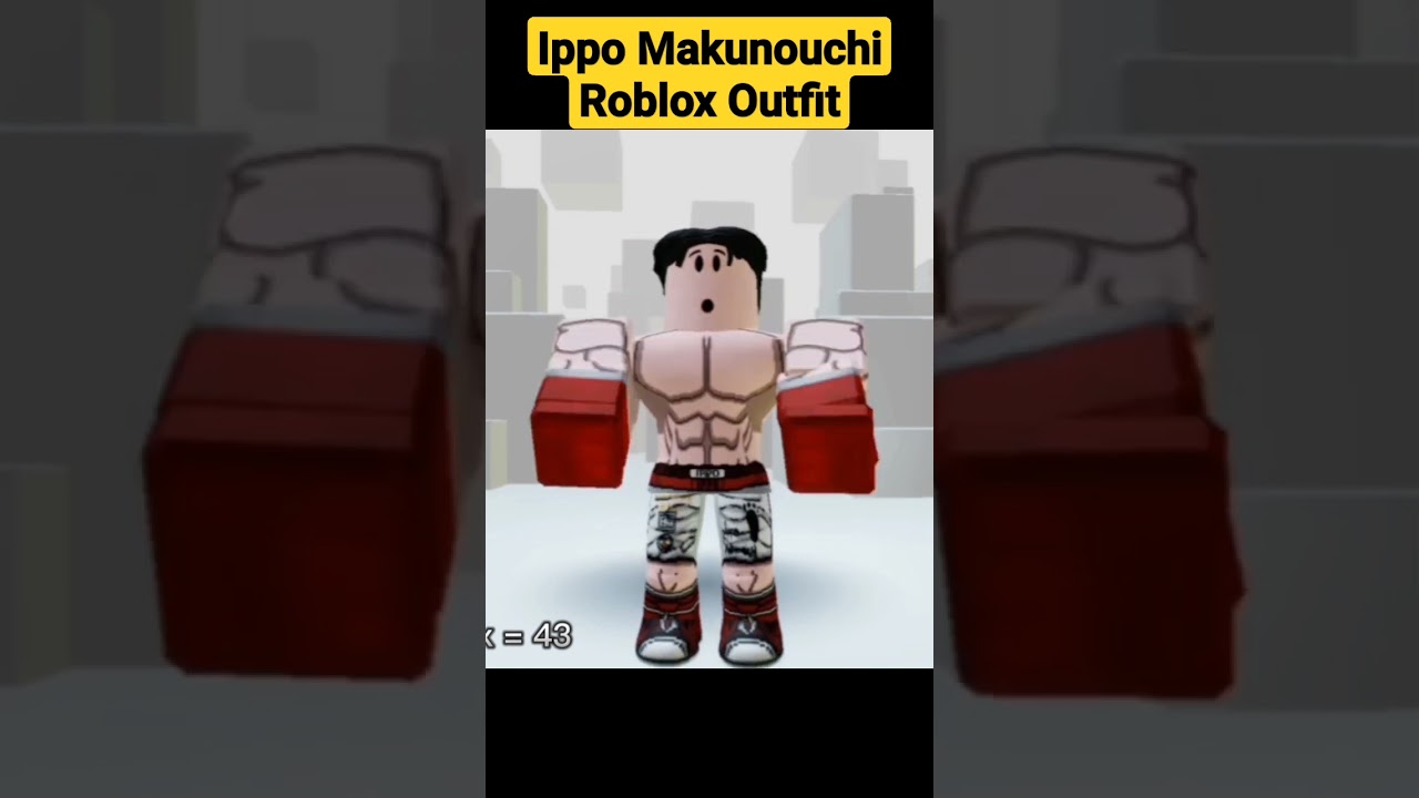 How to make Ippo makunouchi Roblox Outfit #robloxoutfit #ippomakunouchi ...