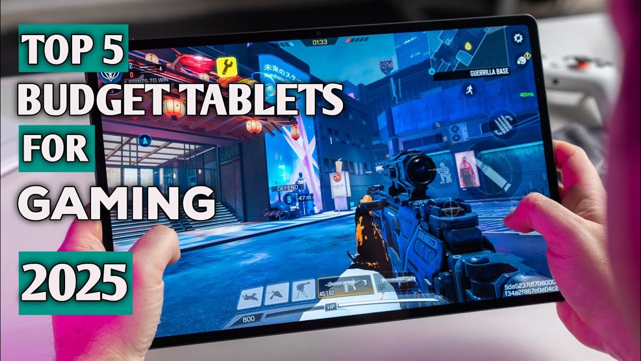 Top 5 Best Budget Tablets For Gaming 2025 - YouTube