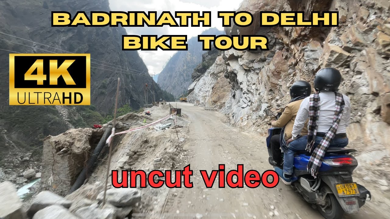Badrinath to Delhi by road || highway tour || bike ride #badrinath # ...