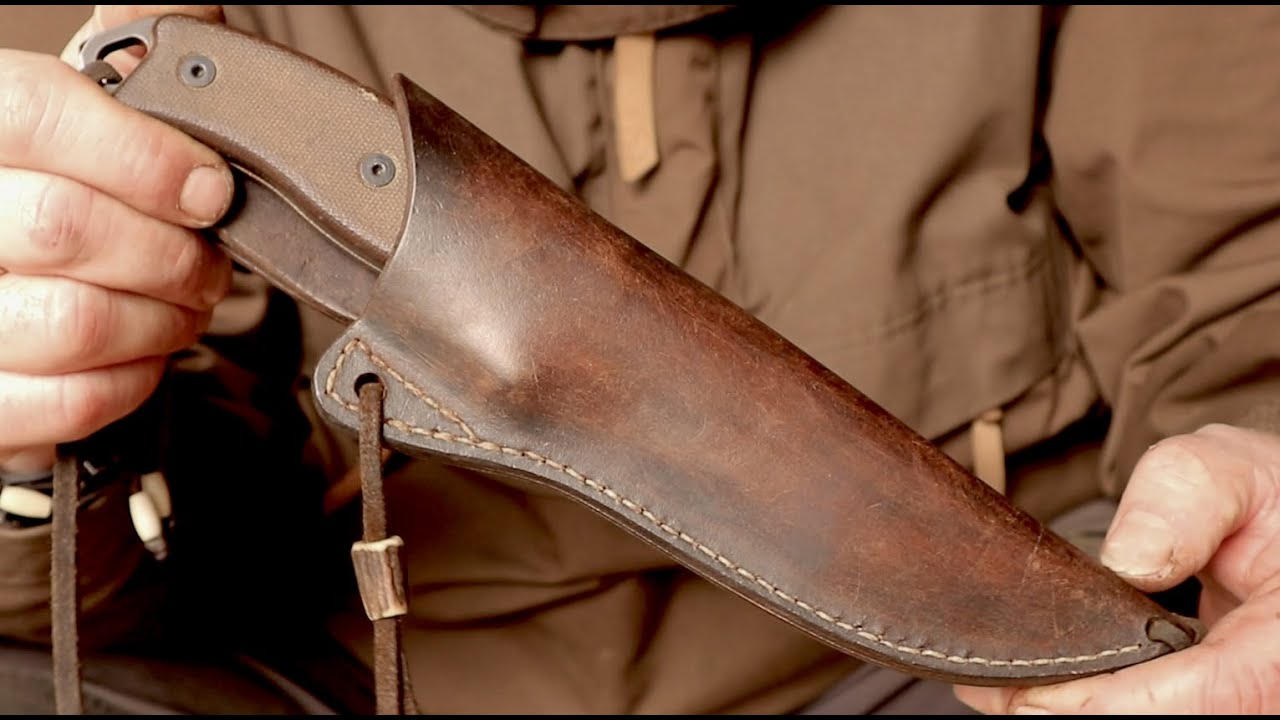 DIY Knife Leather Sheath - YouTube