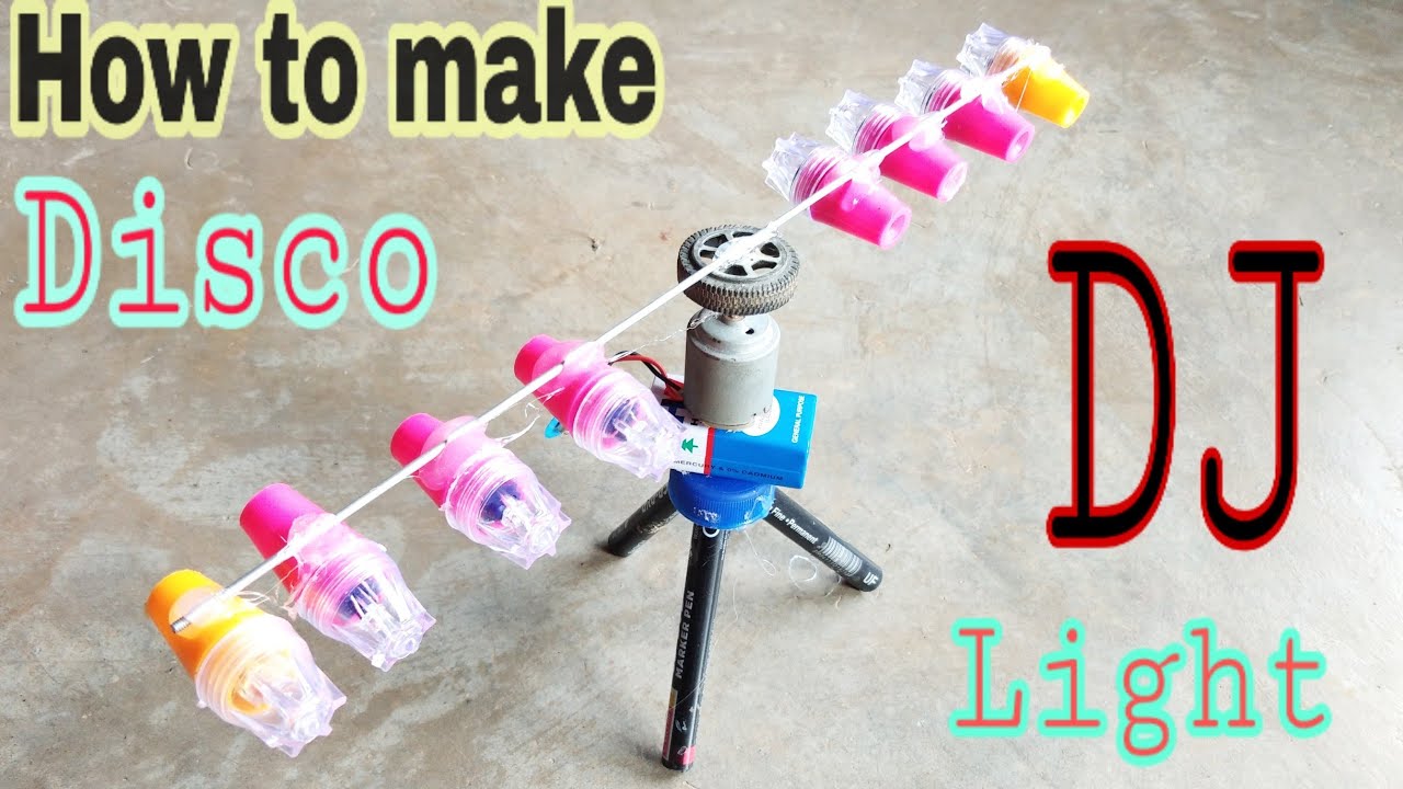 How to make DJ disco light easy - YouTube