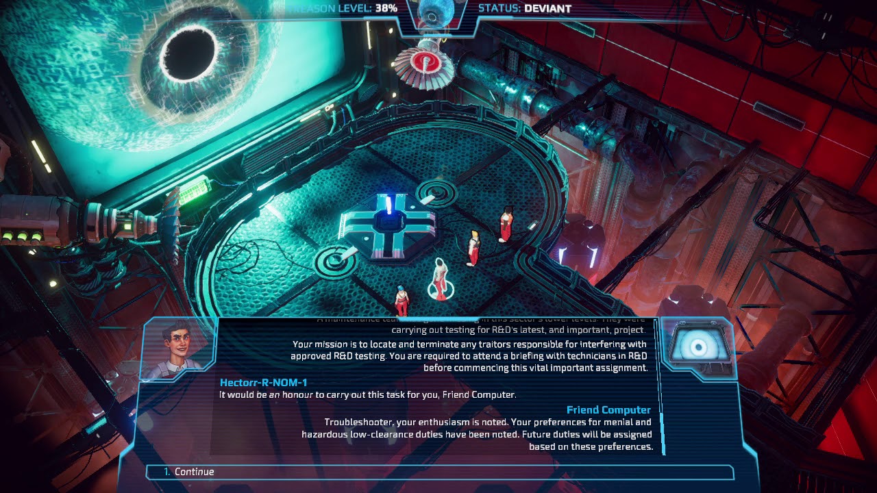 Friend Computer says - PARANOIA Happiness is Mandatory - YouTube