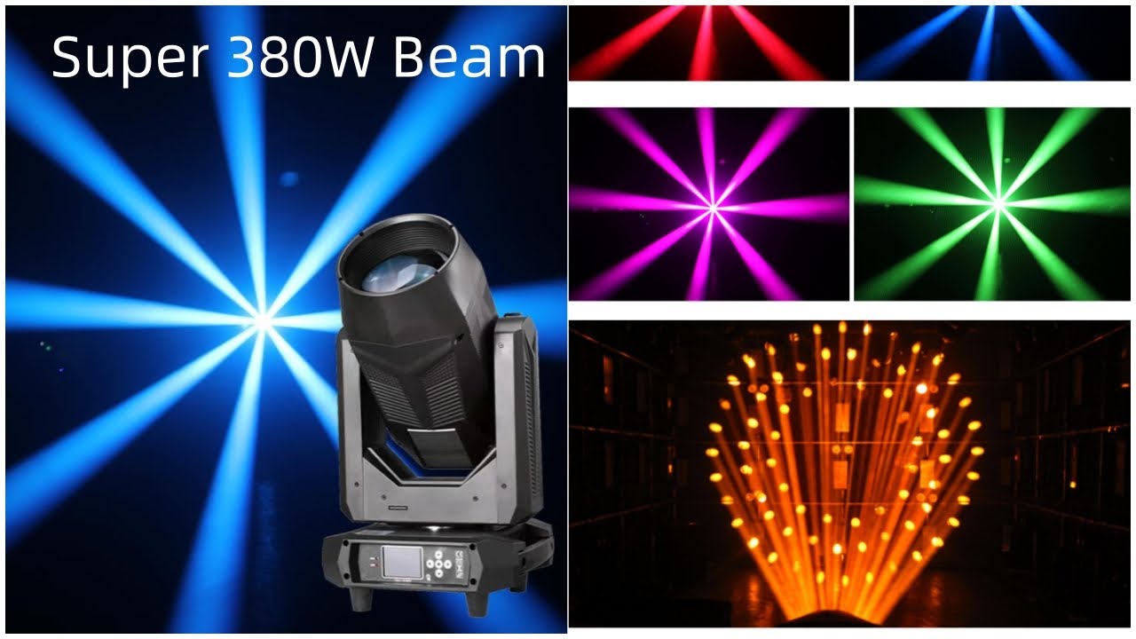 Super Beam Light 380W Osram Lamp Moving Beam Light #lightingtech # ...
