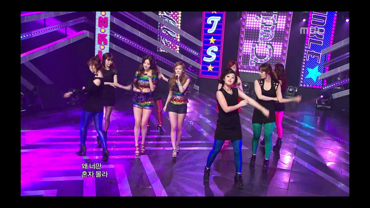 Girls' Generation TTS - Twinkle, 소녀시대 태티서 - 트윙클, Music Core 20120512 ...