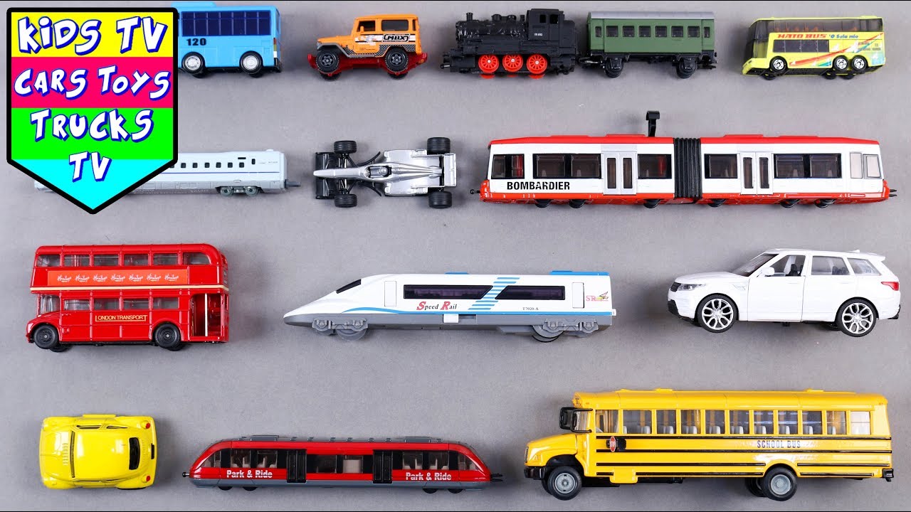 Learn Modes Of Transport For Kids | Educational Videos With Toys - YouTube