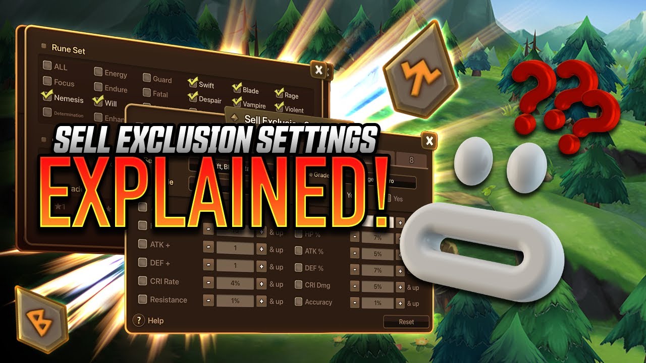 Sell Exclusion Settings EXPLAINED! - YouTube