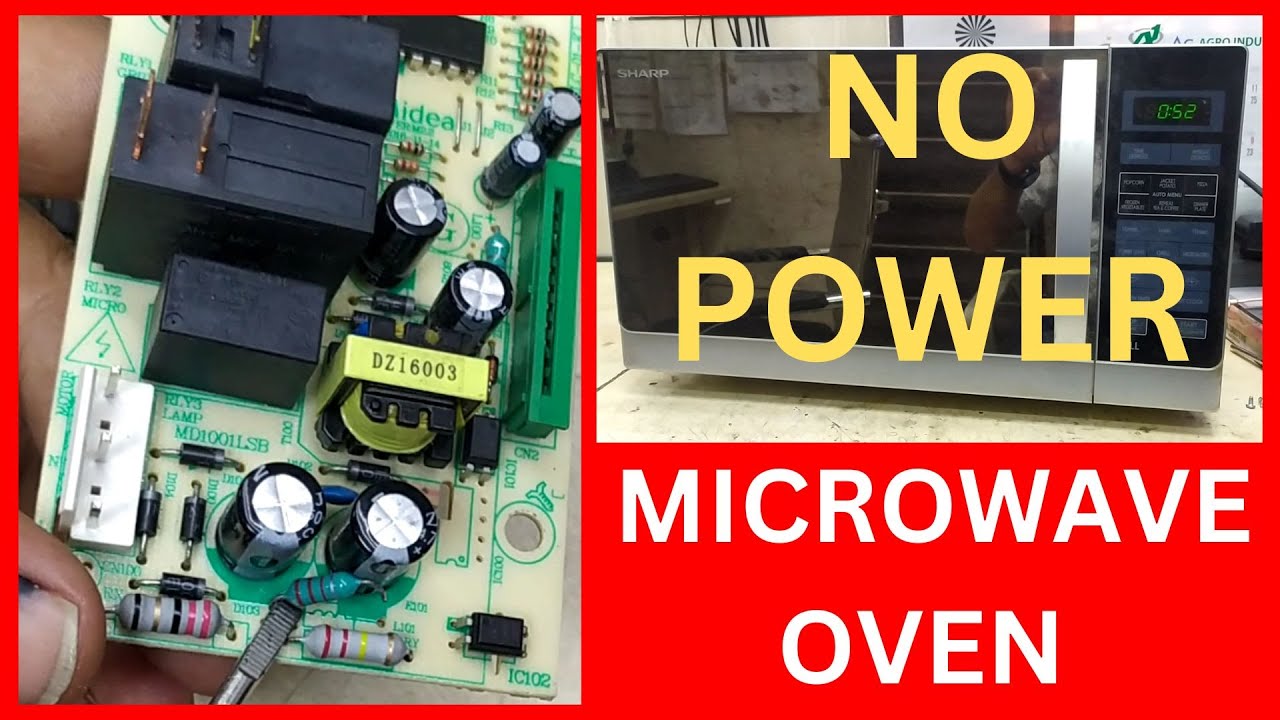 How to repair microwave oven power supply # মাইক্রোওয়েভ ওভেন পাওয়ার ...