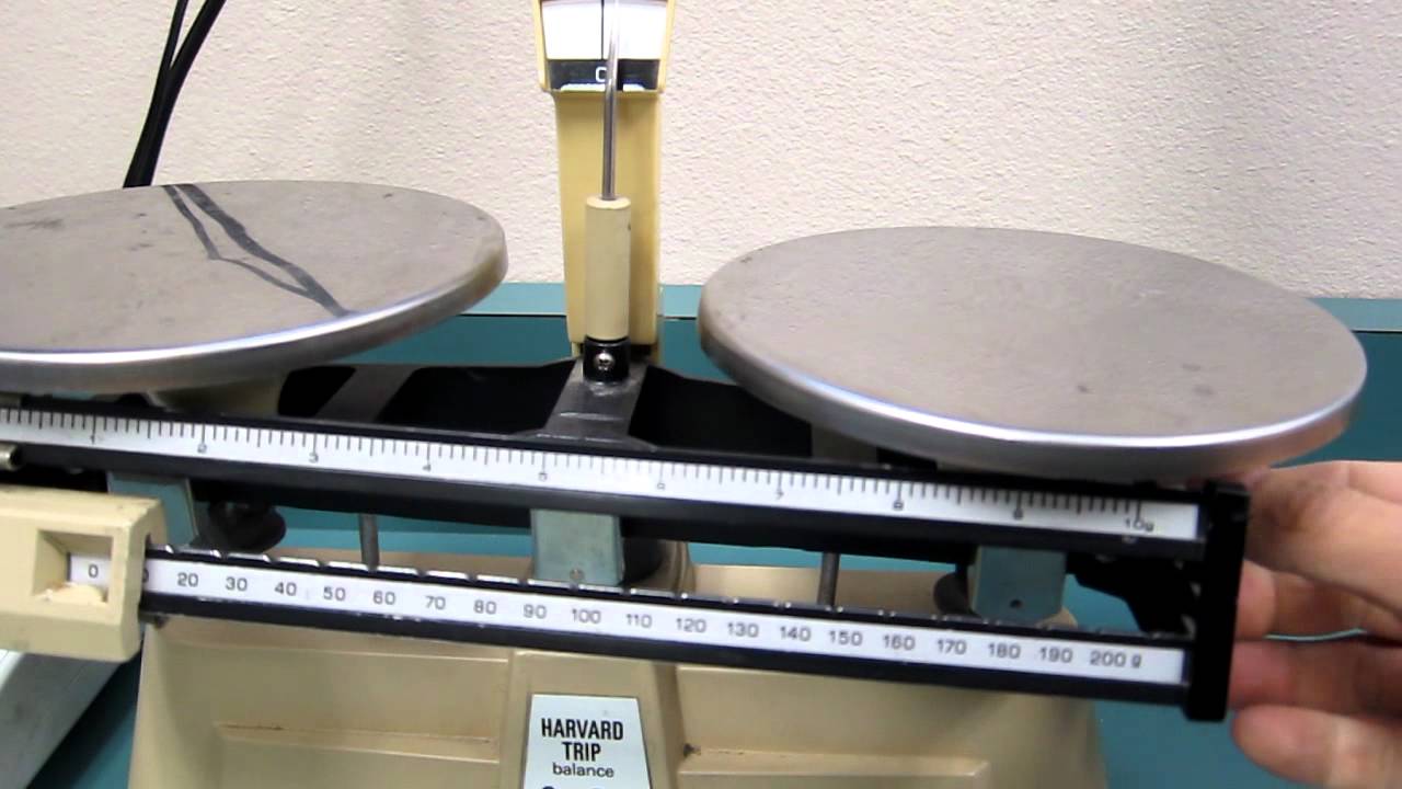 Process Skills - METRIC - Using a Balance - YouTube