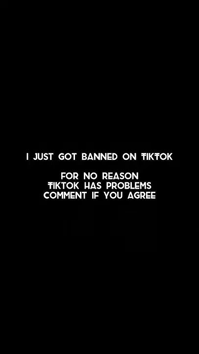 I Got Banned From Tiktok Youtube
