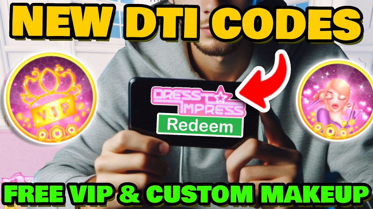 Dress to Impress Codes for FREE VIP & More 😍 SECRET DTI Promo Codes NEW ...