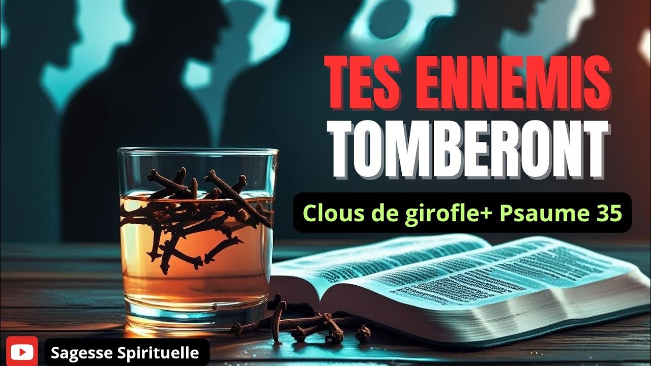 CLOUS DE GIROFLE + Eau + Psaume 35 : Ton Ennemi NE VA PAS S’EN SORTIR ...
