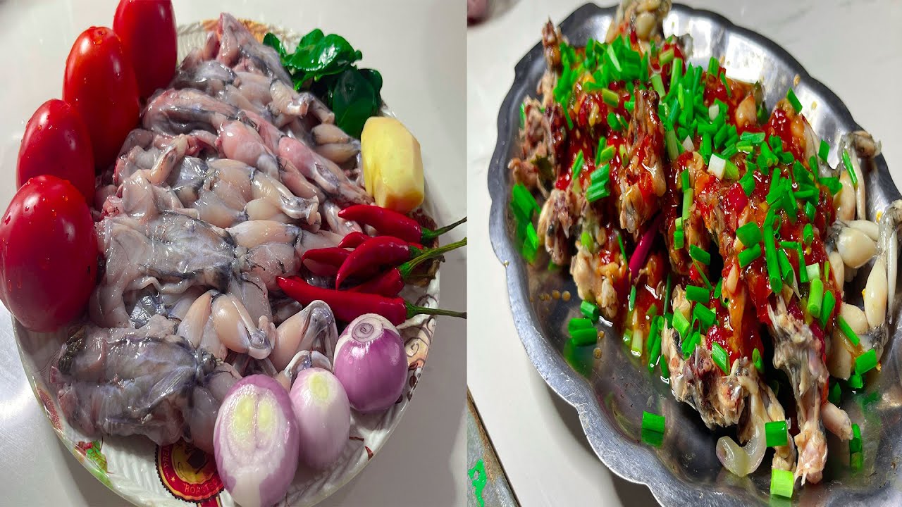 Welcome to My Videos Cooking How to cook Tomato Steamed Frog.(Episode30 ...