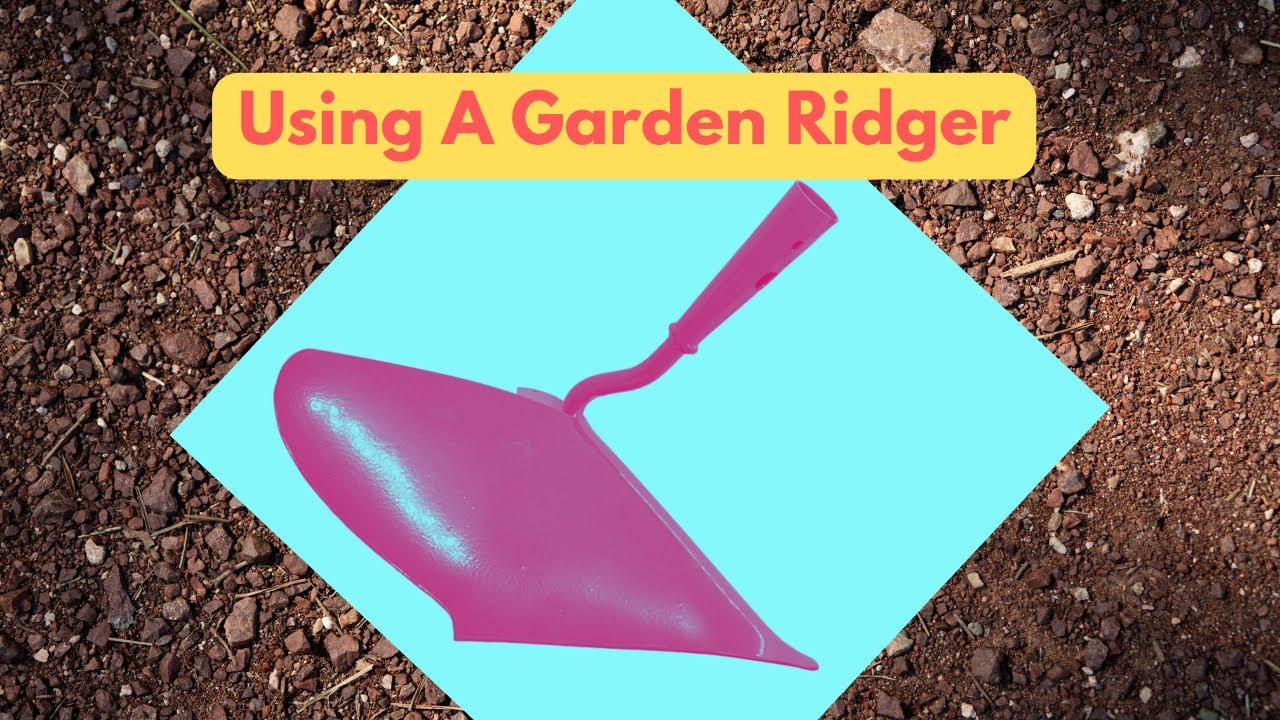 Using A Garden Ridger - YouTube