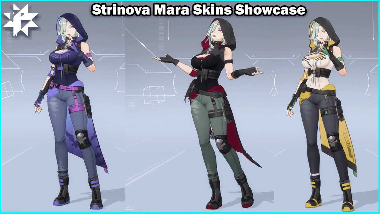 Strinova Mara Skins Showcase | Strinova season 3 - YouTube