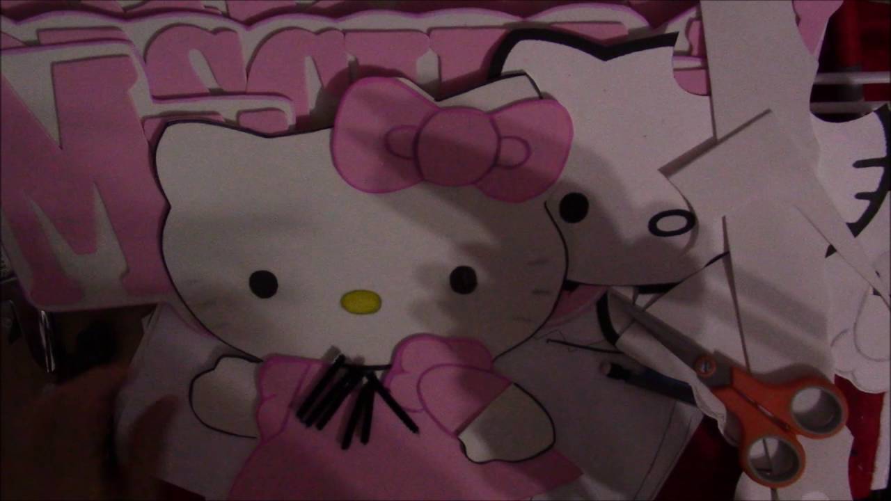 Hello Kitty En Foami - YouTube
