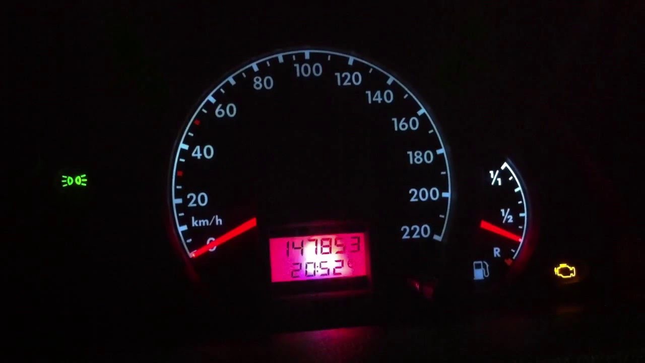 Cluster pointer-G4 con luz led - YouTube