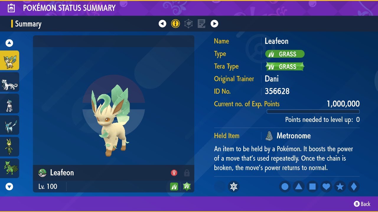 Leafeon - Solo - 7 Star Torterra Raid - Pokemon Scarlet/Violet - YouTube