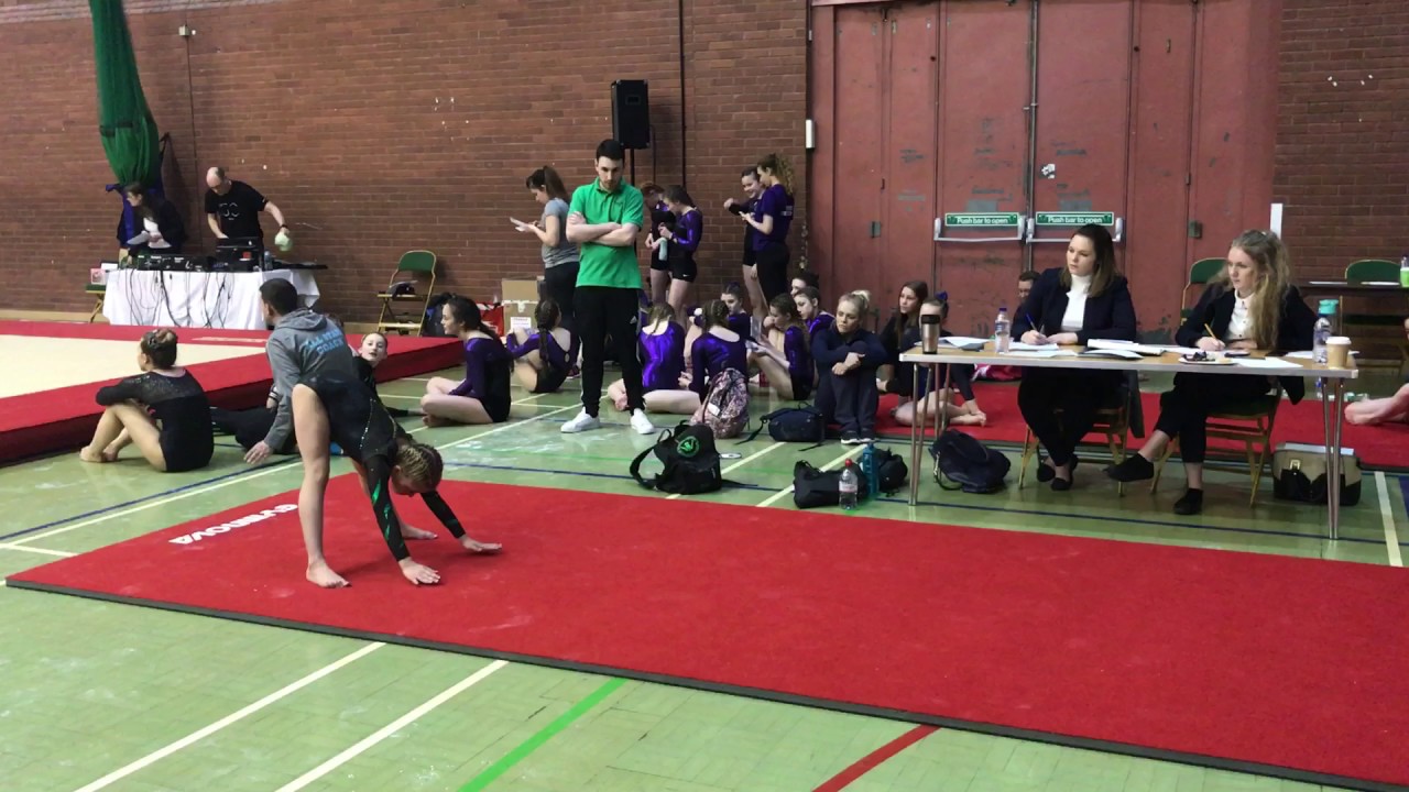 Grade 3 regional gymnastics range and conditioning routine - YouTube