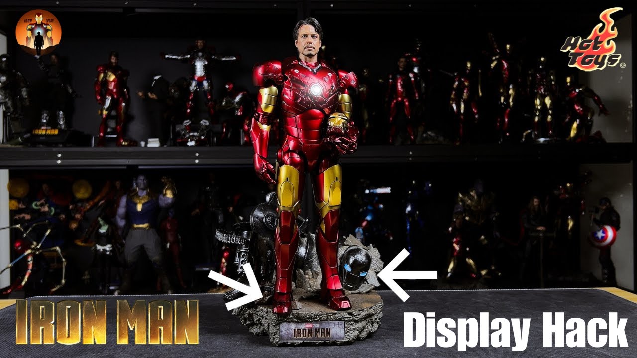 Hot Toys Iron Man Mark 3 2.0 Base Fix - YouTube