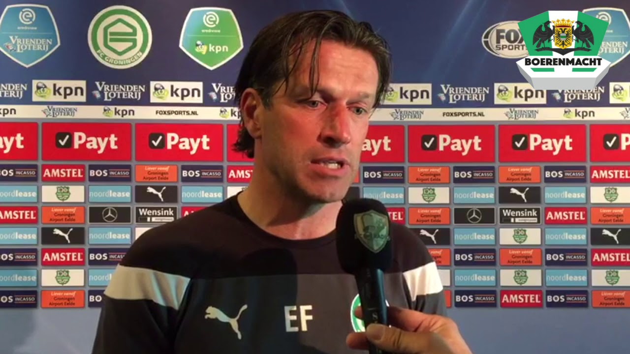 Interview met Ernest Faber voor PSV - FC Groningen - YouTube