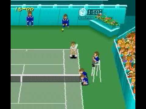 Super tennis snes incredible aces