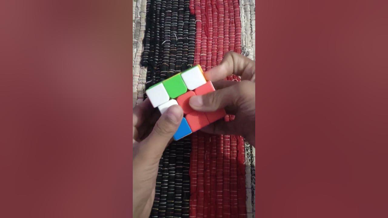Rubik's cube trick How to make Greece flag#solve#rubikscube - YouTube