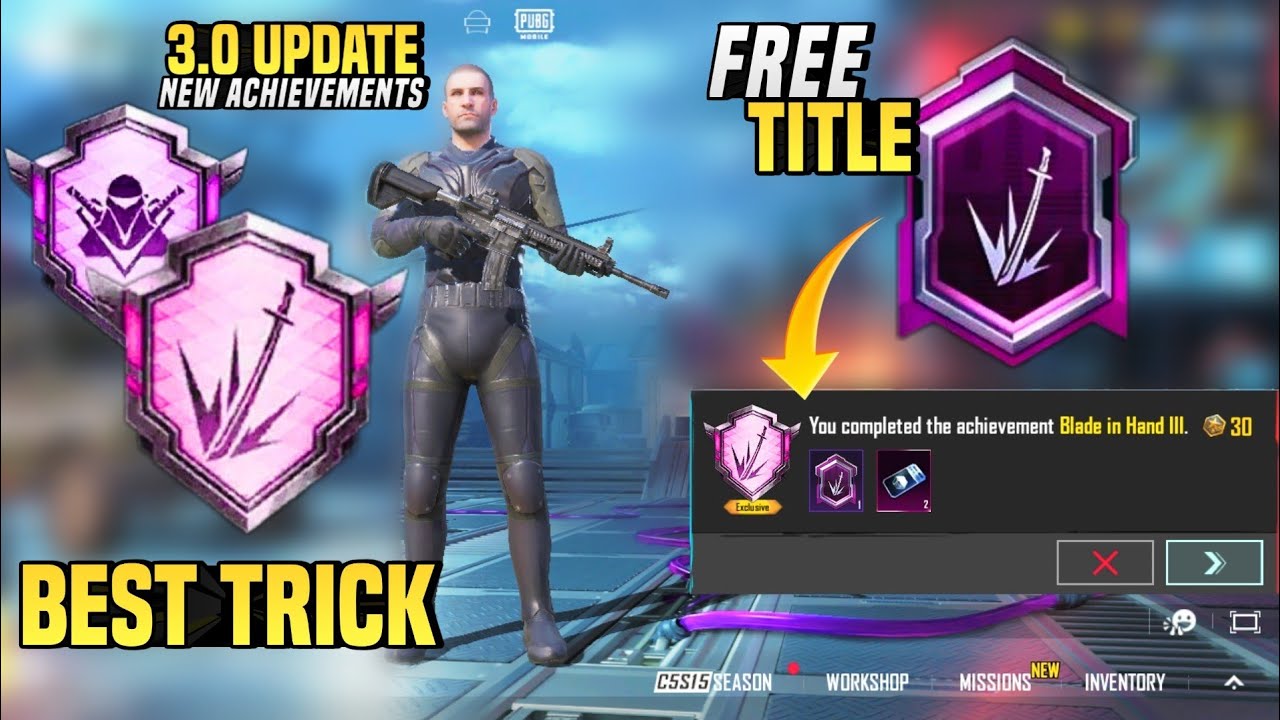 How To Complete ( BLADE IN HAND ) Achievement | 3.0 Update Achievements ...