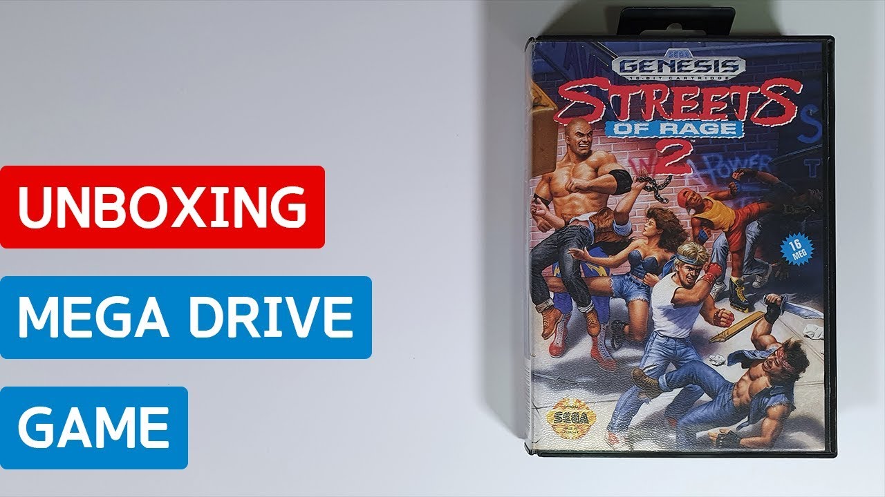 Streets of Rage 2 (MEGA DRIVE, NA) - Unboxing - YouTube