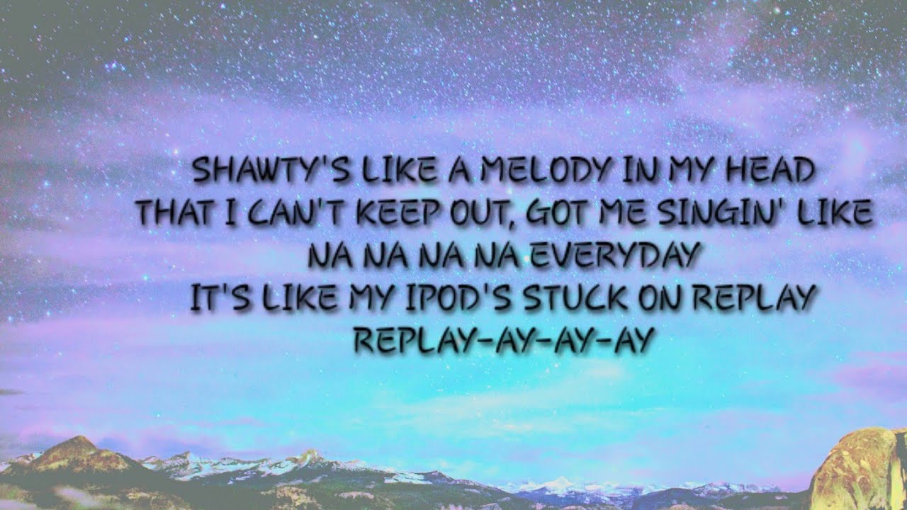 Replay - Iyaz (Lyrics) - YouTube
