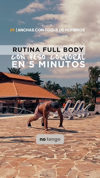 RUTINA FULL BODY EN -5 MINUTOS ⌛ - YouTube