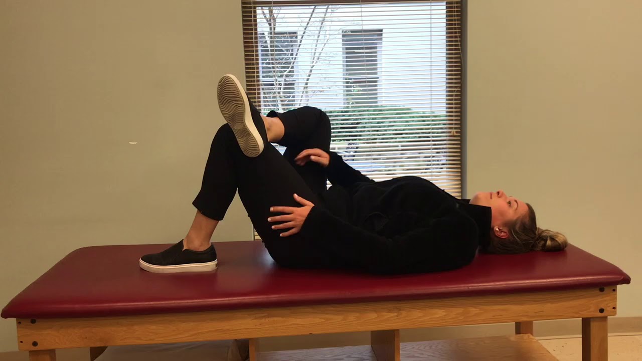 HEP: gluteal stretch - YouTube