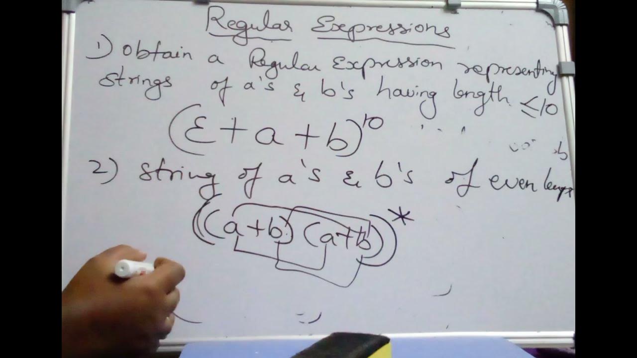 Regular Expressions-2,TOC|Lec-26|Automata Theory|ATC VTU syllabus ...