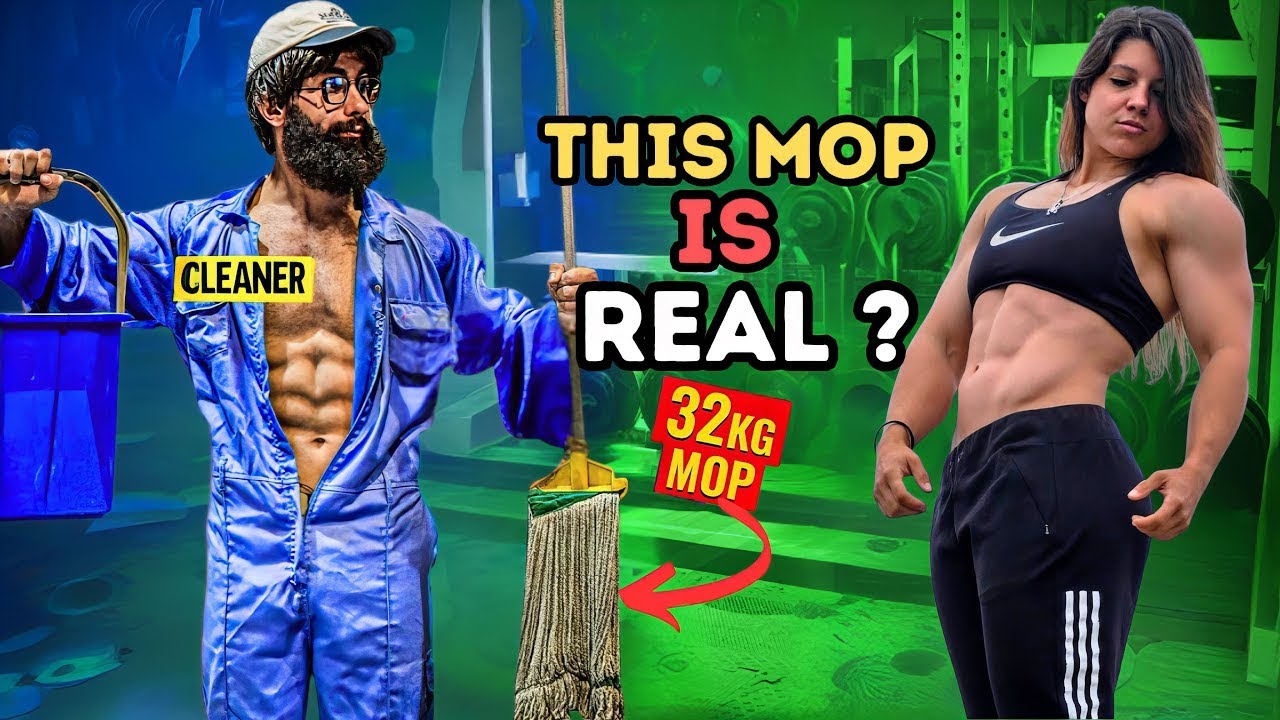 ELITE Powerlifter ANATOLY’s 32kg Mop Prank 🏋️‍♂️😂 Anatoly SHOCKS Every ...