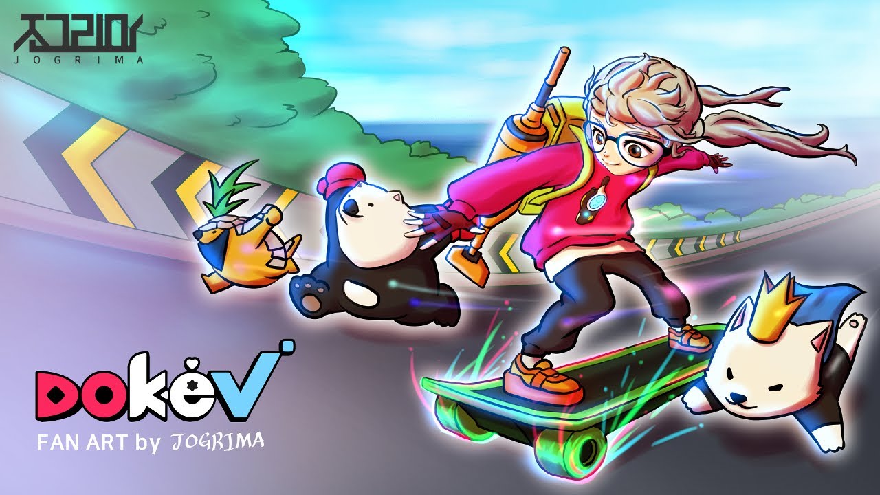 펄어비스 도깨비 팬아트 스피드페인팅 [DokeV - Fan art] SPEED PAINTING - YouTube