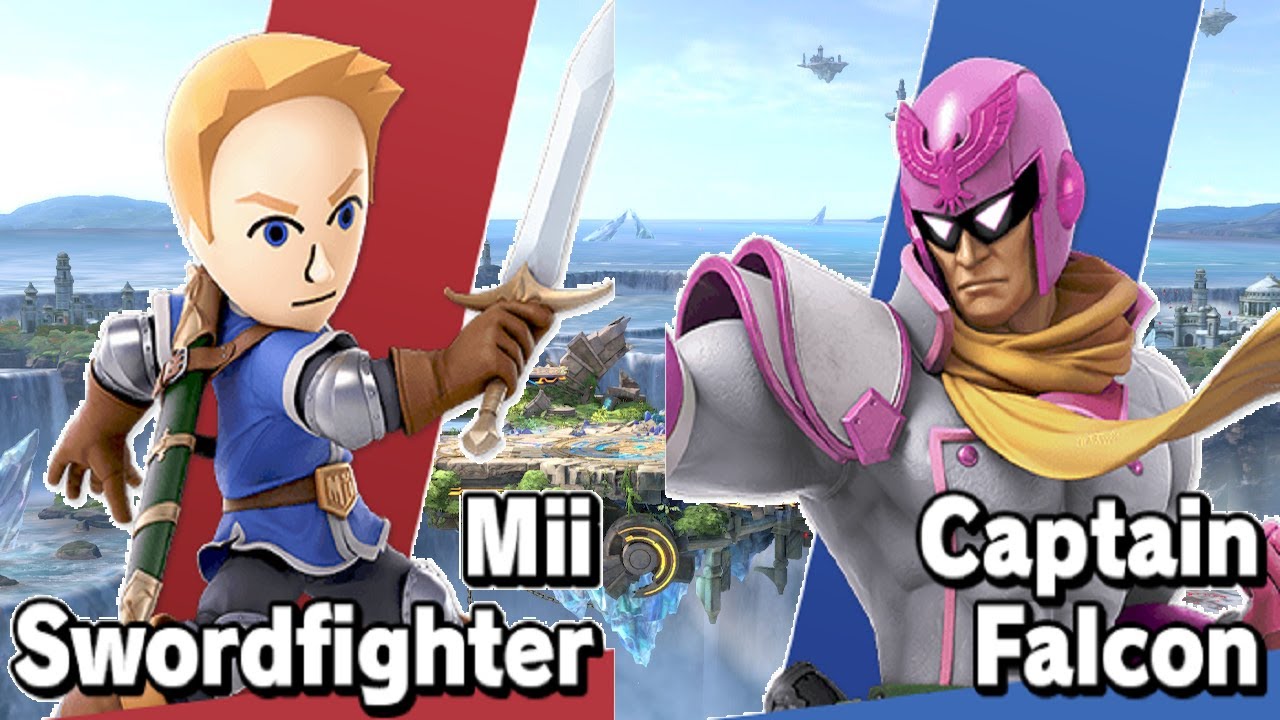 Mii Swordfighter vs. Captain Falcon 4 (Super Smash Bros. Ultimate ...
