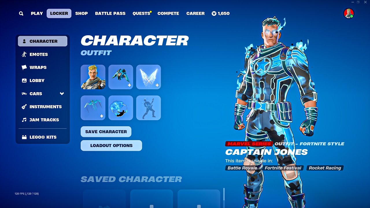 [ Cold Sorcery Captain Jones Skin ] - Gameplay Fortnite C5S4 Battle ...