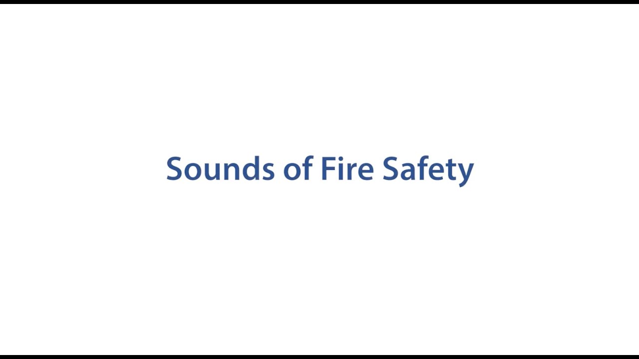 Sounds of Fire Safety part 1, Fire Prevention Week 2021 - YouTube