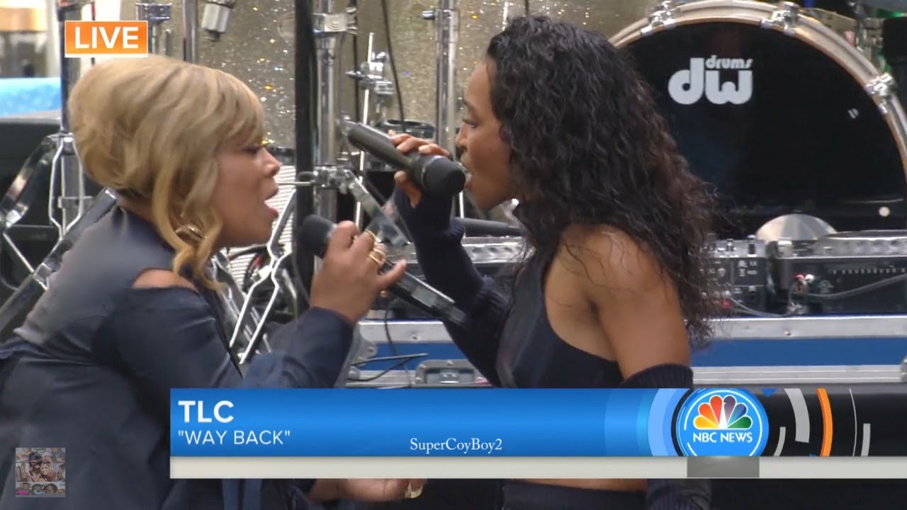 TLC - Waterfalls and Way Back live - YouTube