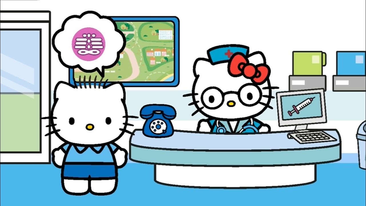 Hello Kitty Hospital : Mengobati Pasien yang Sakit di Rumah Sakit Hello ...
