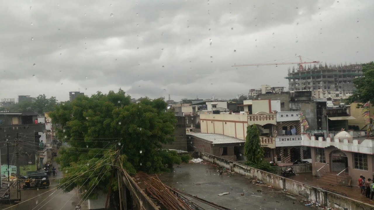 rain in my city 2020 - bharuch - YouTube