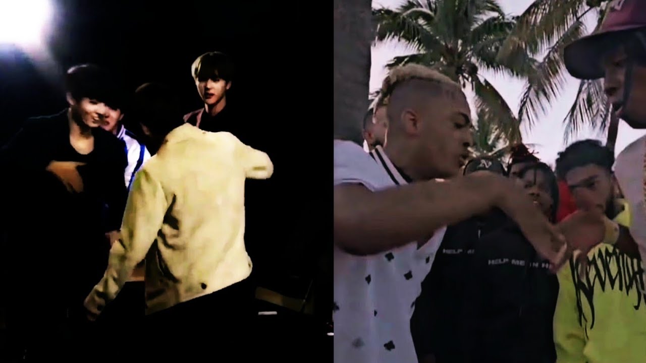 Bts Vs Xxxtentacion Whatsapp Status Handshake Youtube