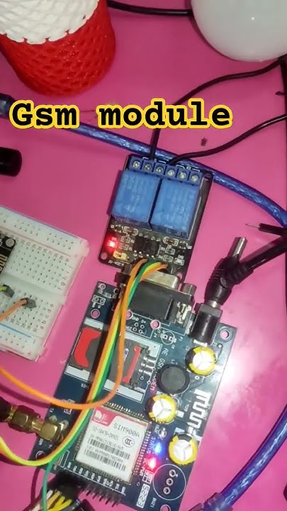 Gsm module Arduino , dc motor with gsm module , electronic project ...