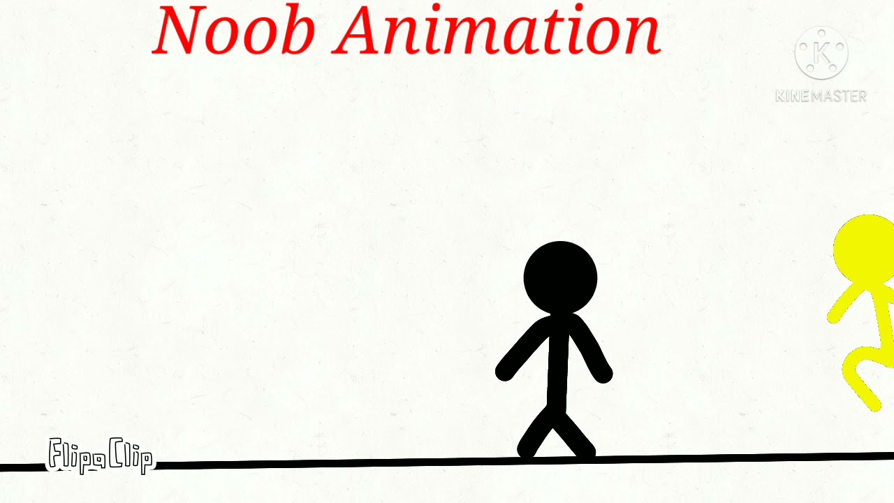 Stickman noob animation - YouTube